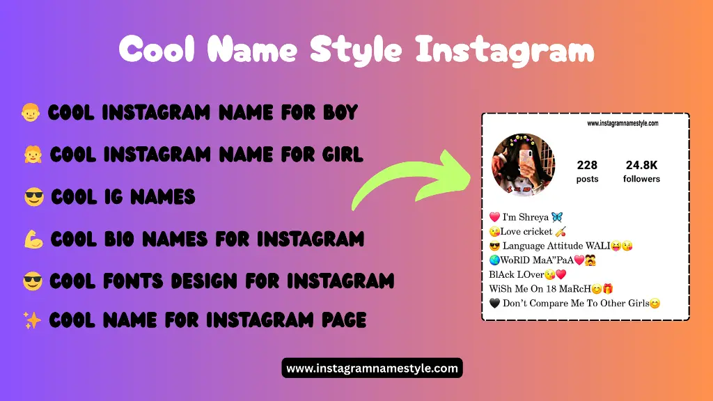 Cool Name Style Instagram 😎 (𝓒𝓸𝓹𝔂 ⓐⓝⓓ 𝓟𝓪𝓼𝓽𝓮) - InstagramNameStyle.com